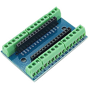 5pcs DEVMO Nano Screw Terminal Adapter Shield Expansion Board Nano V3.0 AVR ATMEGA328P-AU Module Compatible with Ar-duino