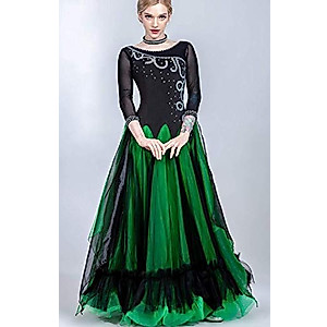 BFBSMZD Femme Robe à Manches Longues Robe Longue Robe Manche Lanterne Party Cérémonie Mariage