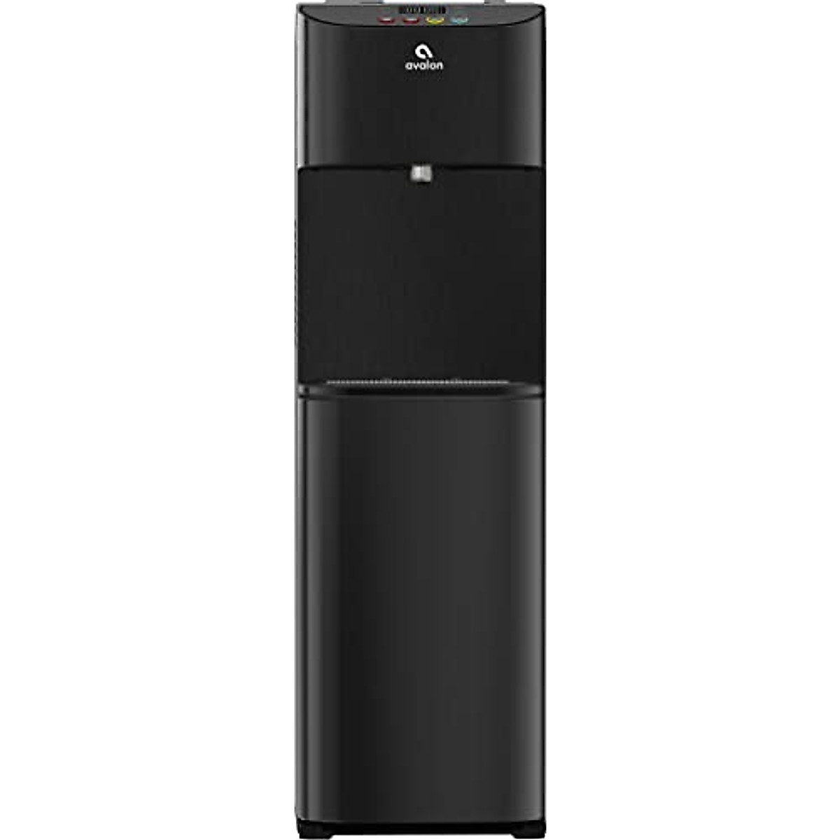 Avalon A13BLK Electric Bottleless Cooler Water Dispenser-3, Digital Clock with Temperature Control, Self Cleaning, Black Stainless Steel