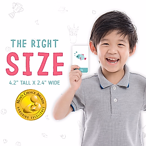 merka Toddler Flash Cards Alphabet, Double-sided Flash Cards for Toddlers 1-4 Years, Set of 64 Letters, Colors, Shapes and Numbers, Learning Toy Educational Preschool Toddler Flashcards