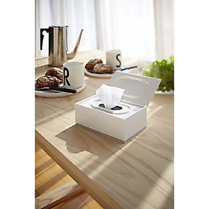 Yamazaki Industries 7862 Wet Wipes Case, Veil, White