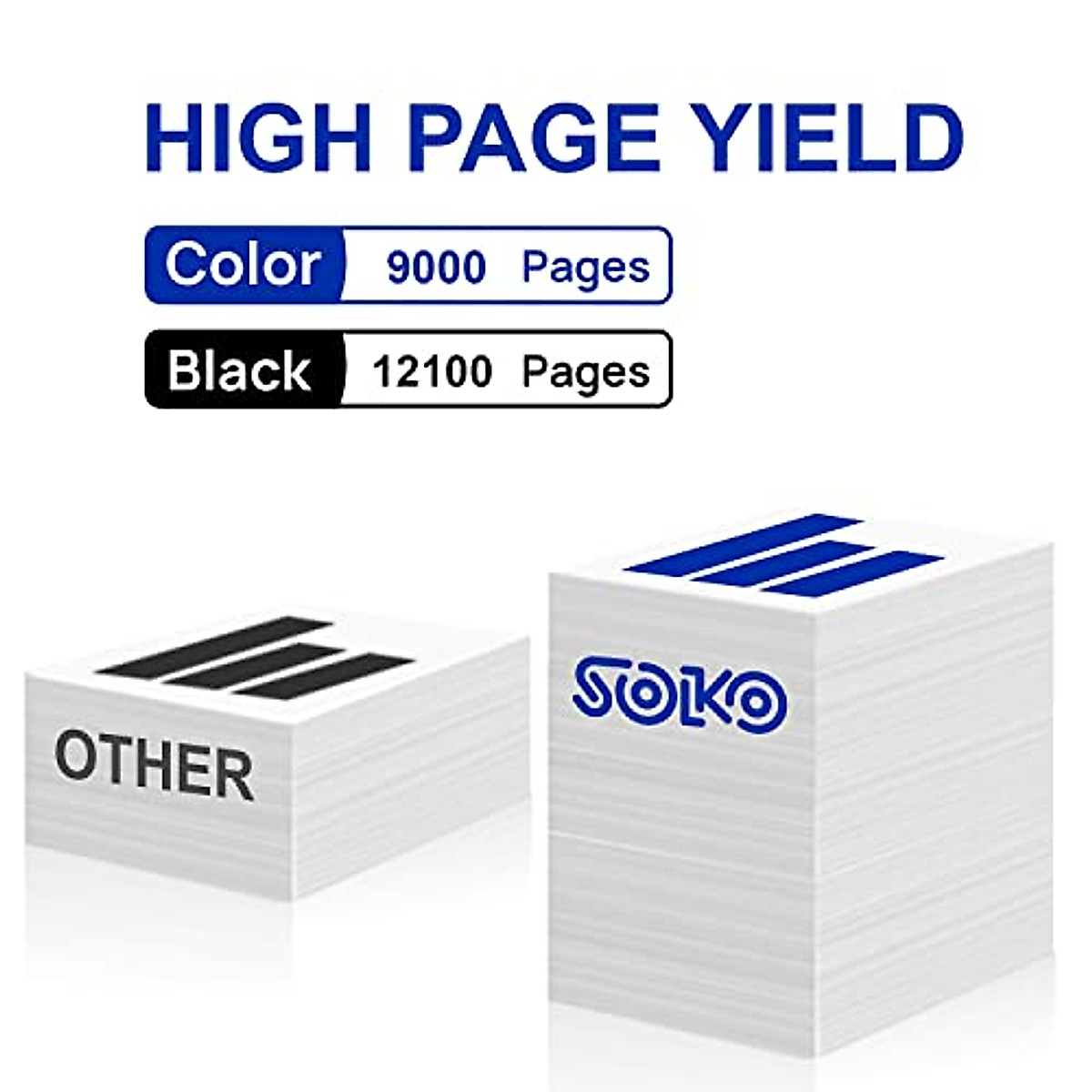 SOKO C500 C505 High Yield Toner Cartridge Replacement for Xerox Versalink 106R03869 106R03866 106R03867 106R03868 for Versalink C500 C500DN C500N C505 C505DN C505N C505S C505X Printer