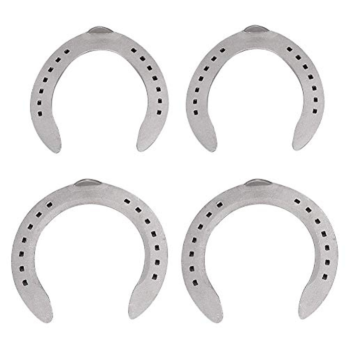 Aluminum Alloy Horseshoe, Horse Riding Tool, Sturdy Horseshoe Accessories, for Horse & Racing(No. 4)