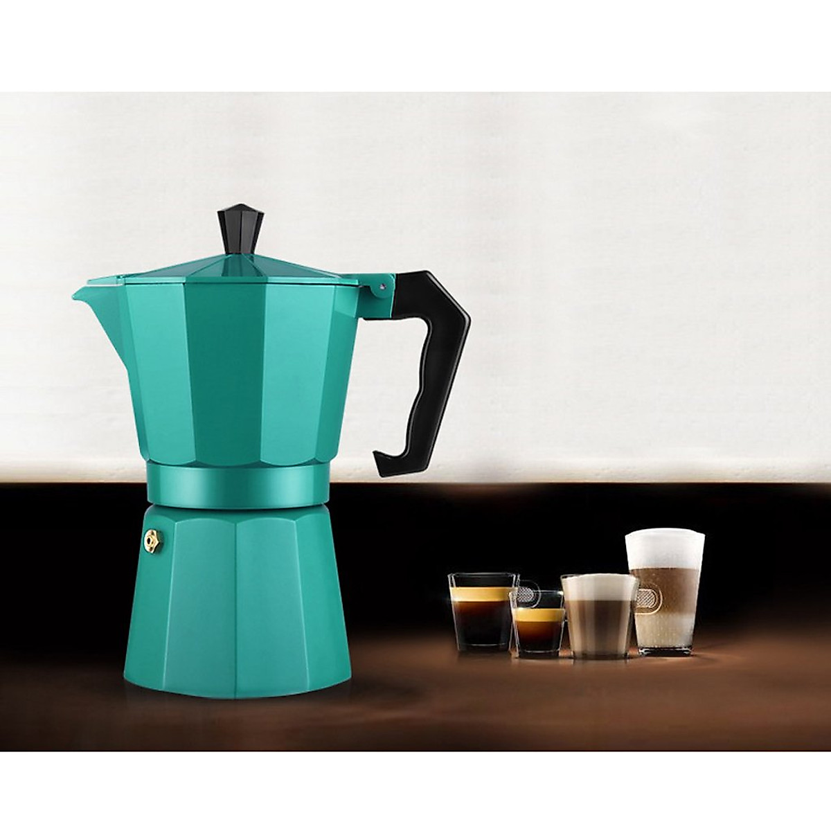 joyMerit 8oz Stovetop Espresso Maker, Italian Espresso Coffee Maker, Stainless Steel Espresso Maker Machine For Full Bodied Coffee, Espresso Pot Moka Pot