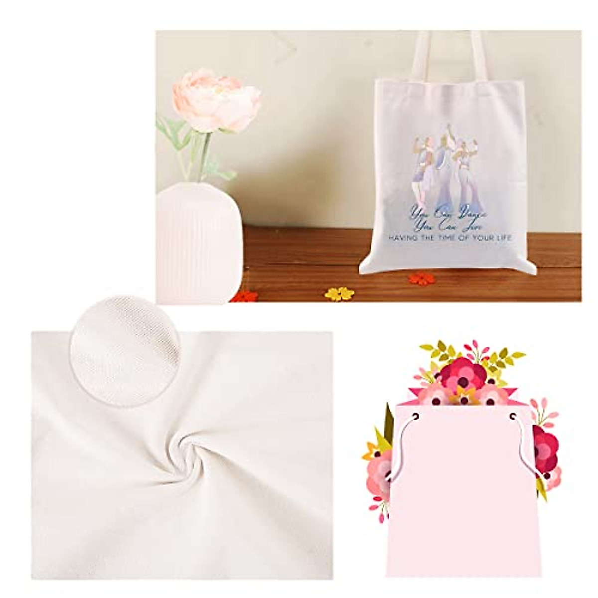 CMNIM Mamma Gifts Donna And The Dynamos Tote Bag Dance Queen Musical Gift for Mia Fans You Can Dance You Can Jive Handbag (Donna And The Dynamos Tote Bag)