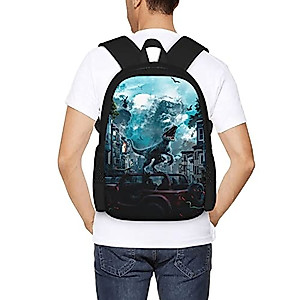 Anime Backpack Dinosaur Backpack For Men Women Teen Cartoon 3d Packback Travel Bag Fans Gifts Backpack