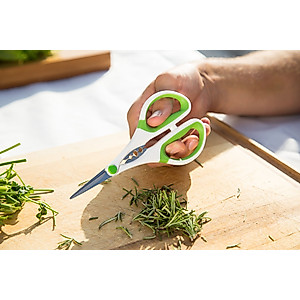 ZYLISS Herb Scissors - Trimming Weeds and Flower Buds 8.5 x 4.2 x 0.4 inches