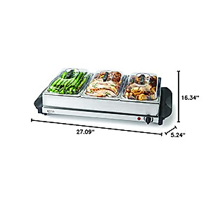 Betty Crocker Buffet Server & Warming Tray, BC-1586CY