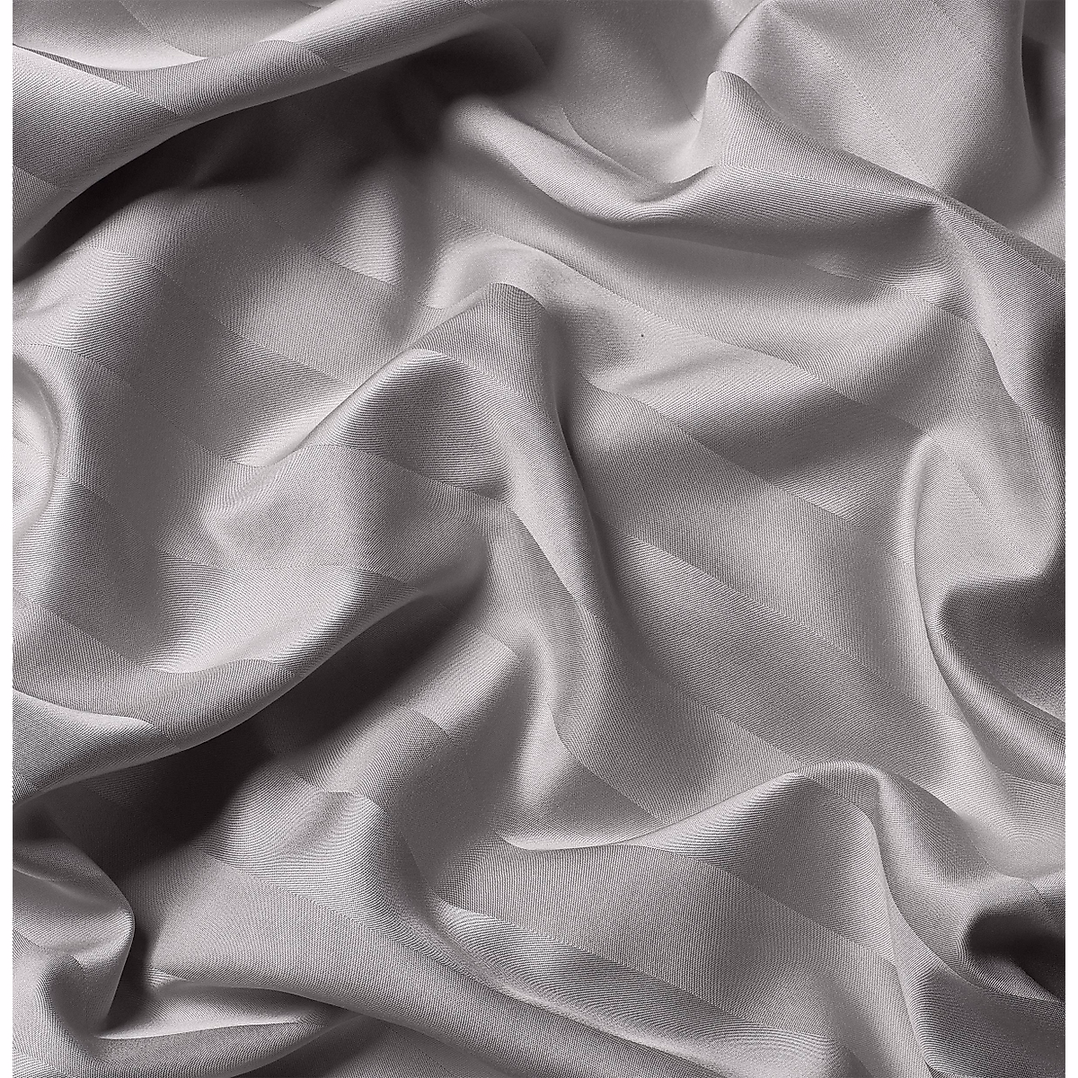 King Sheets by Pure Bamboo, Genuine 100% Organic Viscose Derived from Bamboo Bed Sheet Set, Luxuriously Soft & Cooling, Double Stitching, Lifetime Quality Promise (King, Jacquard Silver)