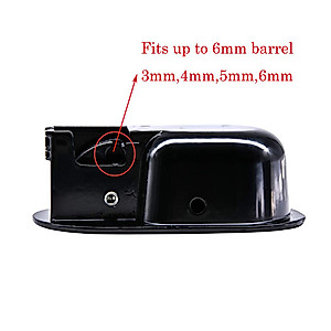 HLXFF3 Yoogu 2pcs Metal Recliner Handles Replacement Parts for Chair Sofa Couch Release 6mm Black