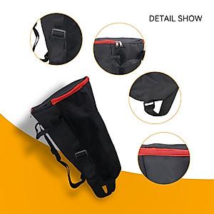 Bstinay Djembe Large Drum Bag 12Inch African Drum Carry Case Musical Instrument Accessory Durable Shoulder Strap Black