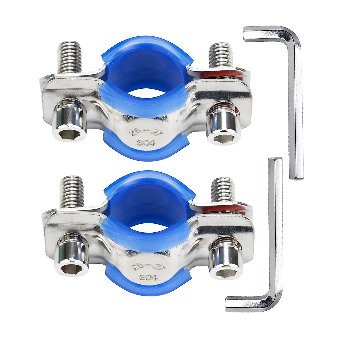 2 Pieces Fix Sinking Office Chair, 304 Stainless Steel Office Chair Saver for Stop Sinking, Sinking Office Chair Repair Kit with Allen Wrench, Adjustable Chair Height Without Cylinder Replacement