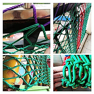 Child Pet Cat Safety Anti-Fall Net Multi-Purpose, Green Anti-fall Net, Outdoor Children's Baby Balcony Stair Safety Protective Net, Car Cargo Construction Site Garden Fence Protection Net, Anti-bird N