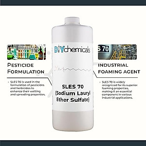 DIYChemicals | High Purity 70% Sodium Lauryl Ether Sulfate (SLES) (1 Pint (16 fl oz))