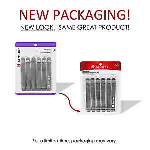 SINGER 3-Inch Stainless Steel Ruler Hem Clips