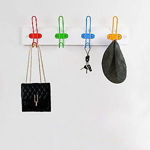 Zagxuade Children Wall Coat Hooks, Kids Colorful Wall Mounted Hooks Rack for Hanging Towels, Clothes, Coats, Hats, Umbrella, Backpacks in Bedroom and Living Room.