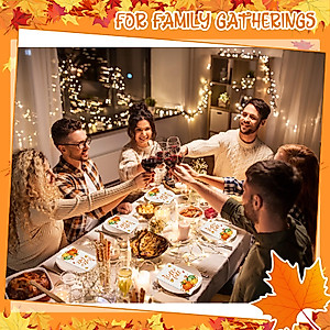 Qeeenar 200 Pcs Fall Napkins Paper Disposable Hand Towels Thanksgiving Pumpkin Napkins Guest Maple Leaves Fall Napkins Decorative for Autumn Home Dinner Party Decor Kitchen (Classic,4.3 x 7.8 Inch)