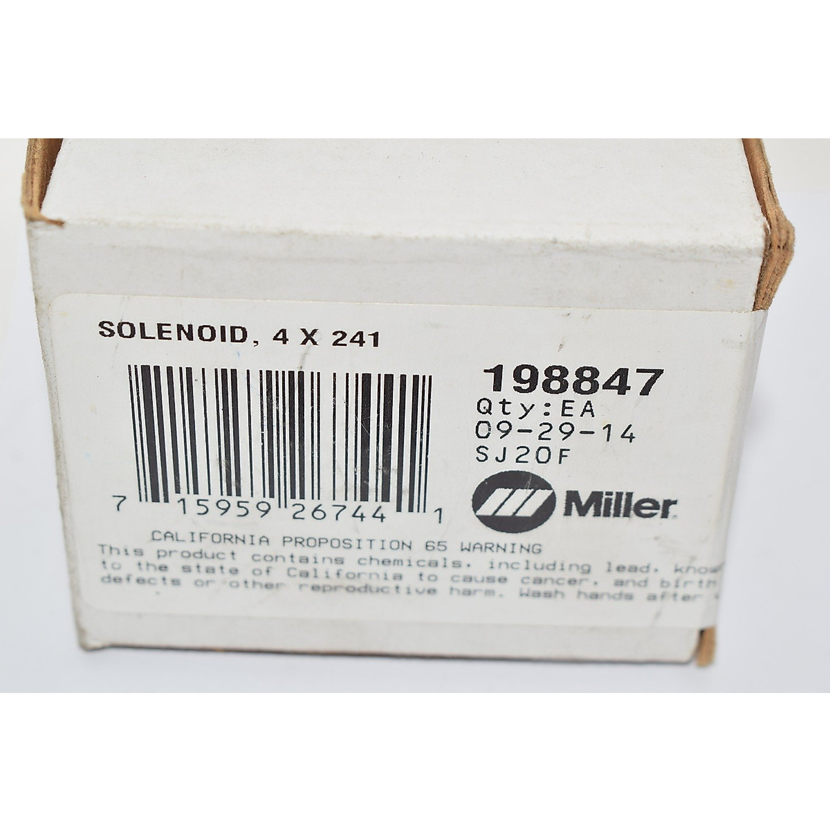 Miller 198847 Solenoid, 4 X 241(for Flux Hopper)