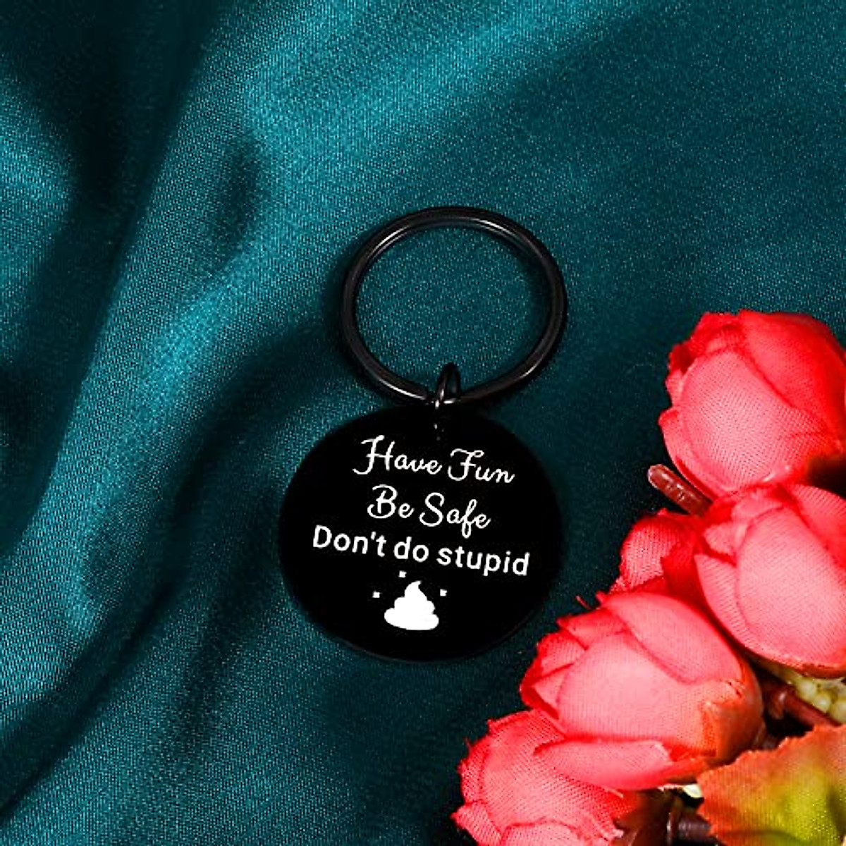 ACCOLIAMBER Don't Do Keychain Love Mom Funny Stocking Stuffer Christmas Valentine Teen Girl Boy Kid Son Daughter Birthday
