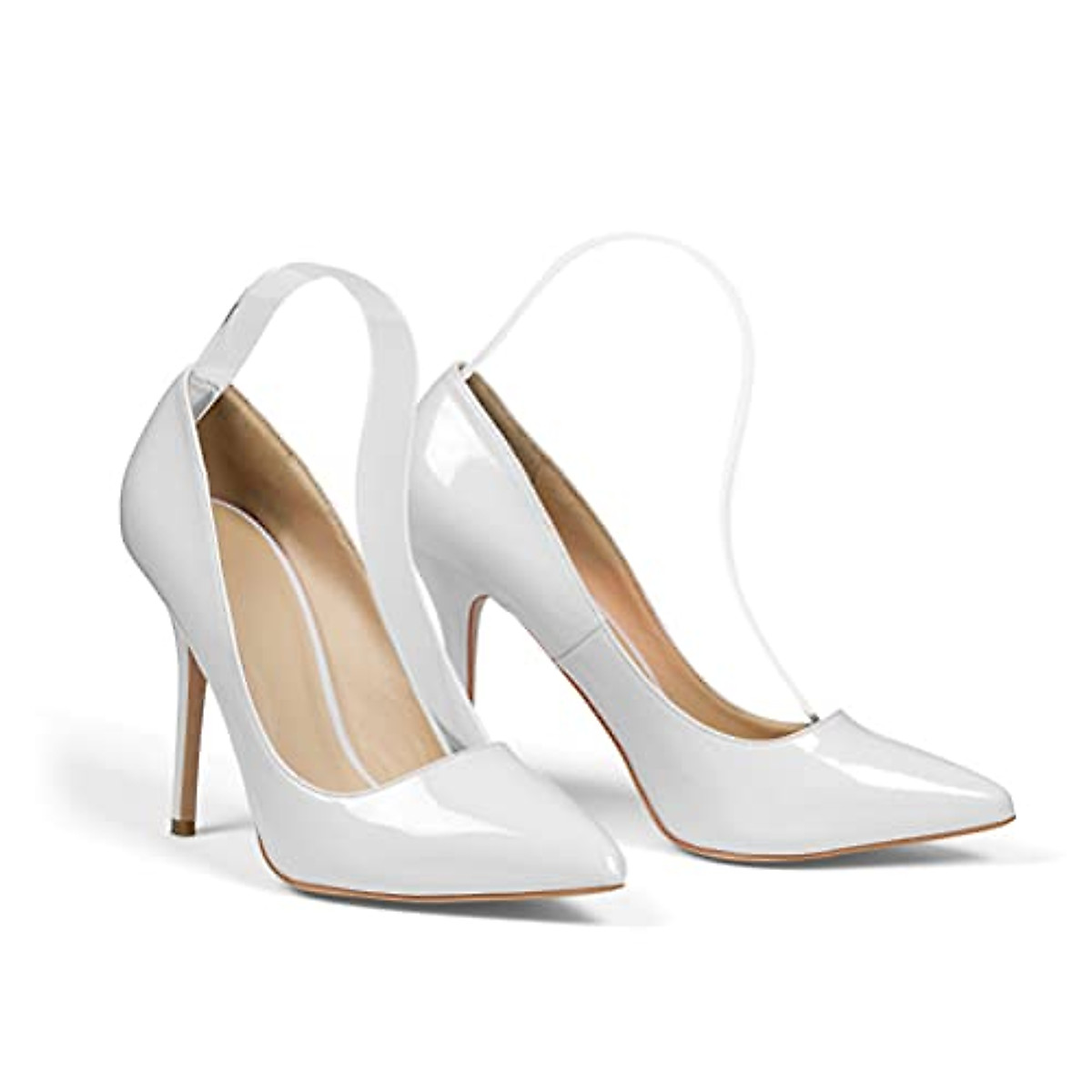 iplusmile Clear Sandals Clear Sandals 6pcs Acrylic Sandal Shoe Holder Store Shoe Retail Shop Display Stand Supports Shaper Forms Inserts Rack Shoe Storage Rack Clear Display Stand