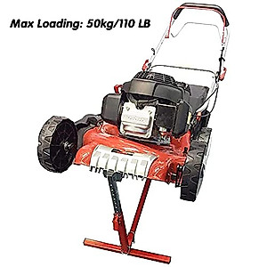 Push Lawn Mower Lift Tools, COPACHI Garden High Duty Holder for Push Mower Lawn With Hight Control Key and Lawn Mower Clearance--22''Hight/110lb Weight Capacity and Keep With 3 Year Warranty