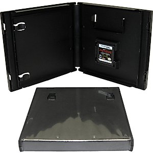 (10) Standard Empty Replacement Game Cases - Compatible with Black Nintendo DS - VGBR14DSBK