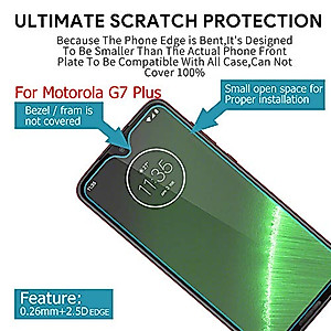 Ytaland Case for T-Mobile REVVLRY+ Plus, Soft TPU Case Shockproof Back Cover with Tempered Glass Screen Protector and Glass Protector for Camera (Navy)