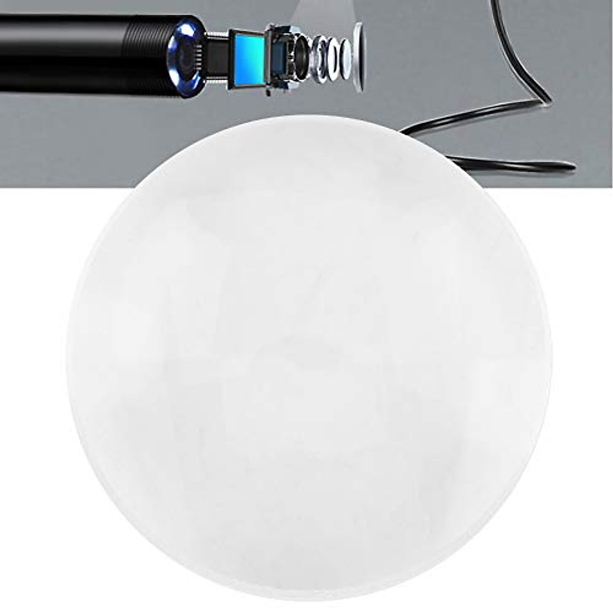 yangsense Double Convex Lens, 30mm Diameter Optical Glass Convex Lens, 2.5 X Magnifying Factor for DIY Magnifying Lens Physical Optics Experiment Lens Physics Classrooms