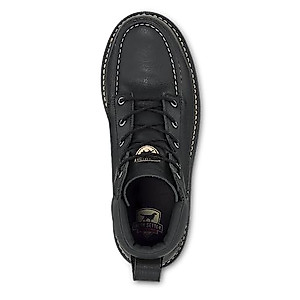 Irish Setter, Ashby, Men's, 6", Aluminum Safety Toe, Work Boot, Black, 12 EE (Wide)