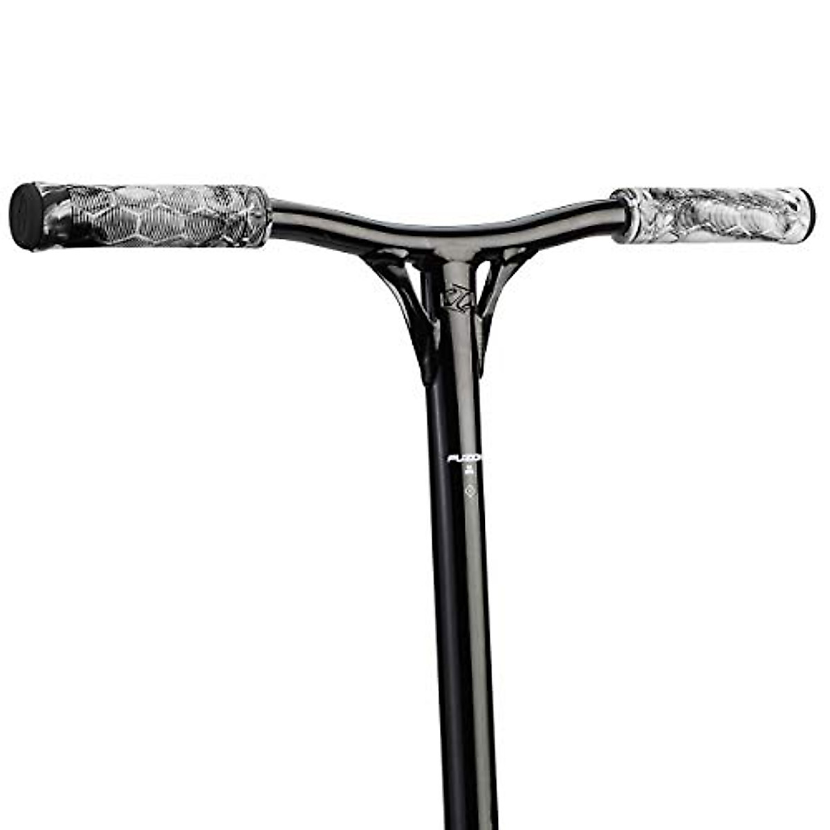 Fuzion Pro Scooters Hex Grips BMX Bike Grips (Black & White Swirl)