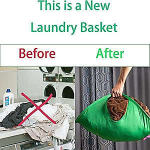 ACPYIDL 26IN Pop-up LaundryHamper-Large-LaundryBasket for DryerLaundryBag,Collapsible LaundryGrabber for WashingMachine,Dryer,Help Moving