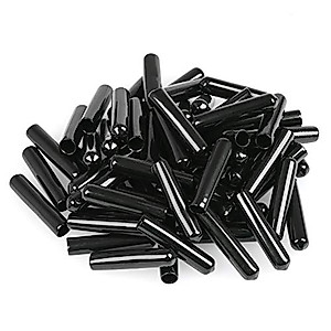 FOCCTS 60 Black Rubber Pourer Cap Liquor Bottle Pourer Cover Dispenser Spout Dust Covers