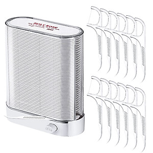 Dental Floss Picks Holy Rose Pop Up Flossers White Dispenser, with Adult Flossing Sticks 88 Count,No Fragrance Smell，Sealed Storage,Cleaning Teeth More Hygienic