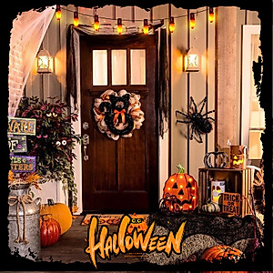 C7 LED Night Light Bulbs, Halloween LED Orange Replacement Bulbs for Outdoor String Lights & Window Candles Chandeliers, E12 Candelabra Base, 0.6 Watt Equivalent to 7 Watt Incandescent Bulb, 25 Pack