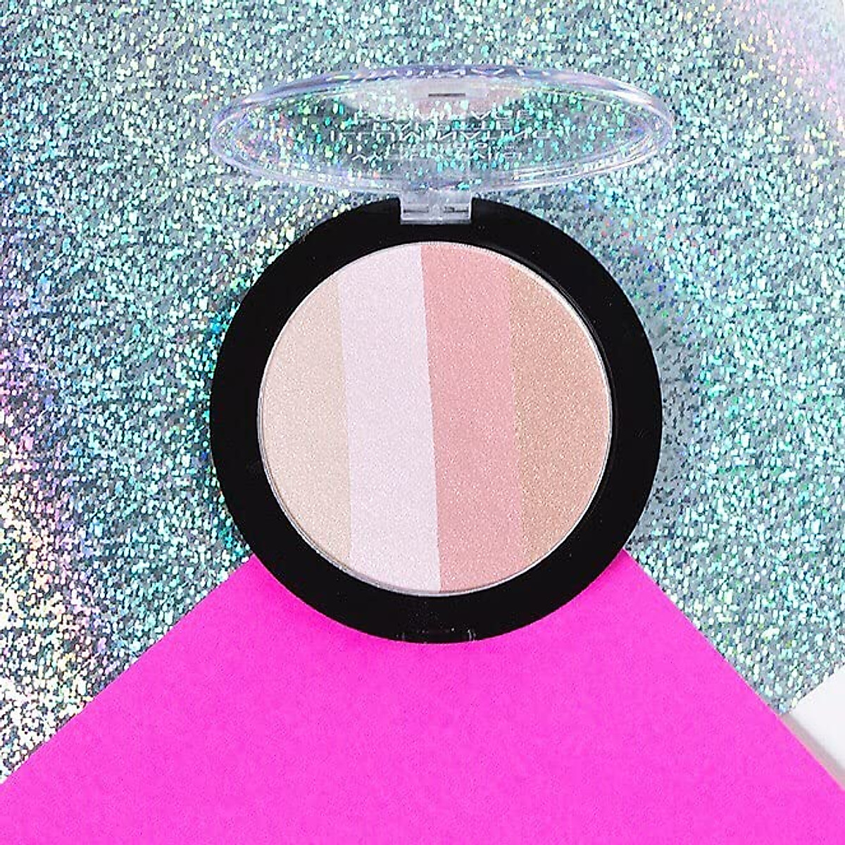 Blush Palette By Wet n Wild MegaGlo Illuminating Blush Makeup Powder Palette, Catwalk Pink, Highlighter Face Make Up