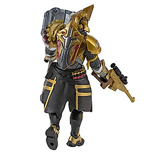 FORTNITE Ultima Knight Hot Drop Figure - 4 Inch Action Figure with 25+ Points of Articulation - Includes Vanquisher Harvesting Tool, Palm Leaf Umbrella Glider, Dragoncrest Back Bling, 5 Weapons