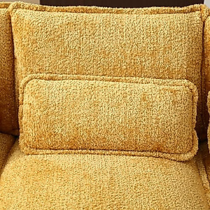 Oversized Modular Sectional Sofa with Double Chaise Lounge, Chenille Upholstered Cloud Couches for Living Room, U Shaped Large Overstuffed Sofa&Couches with Thicked Cushion for Apartment Office