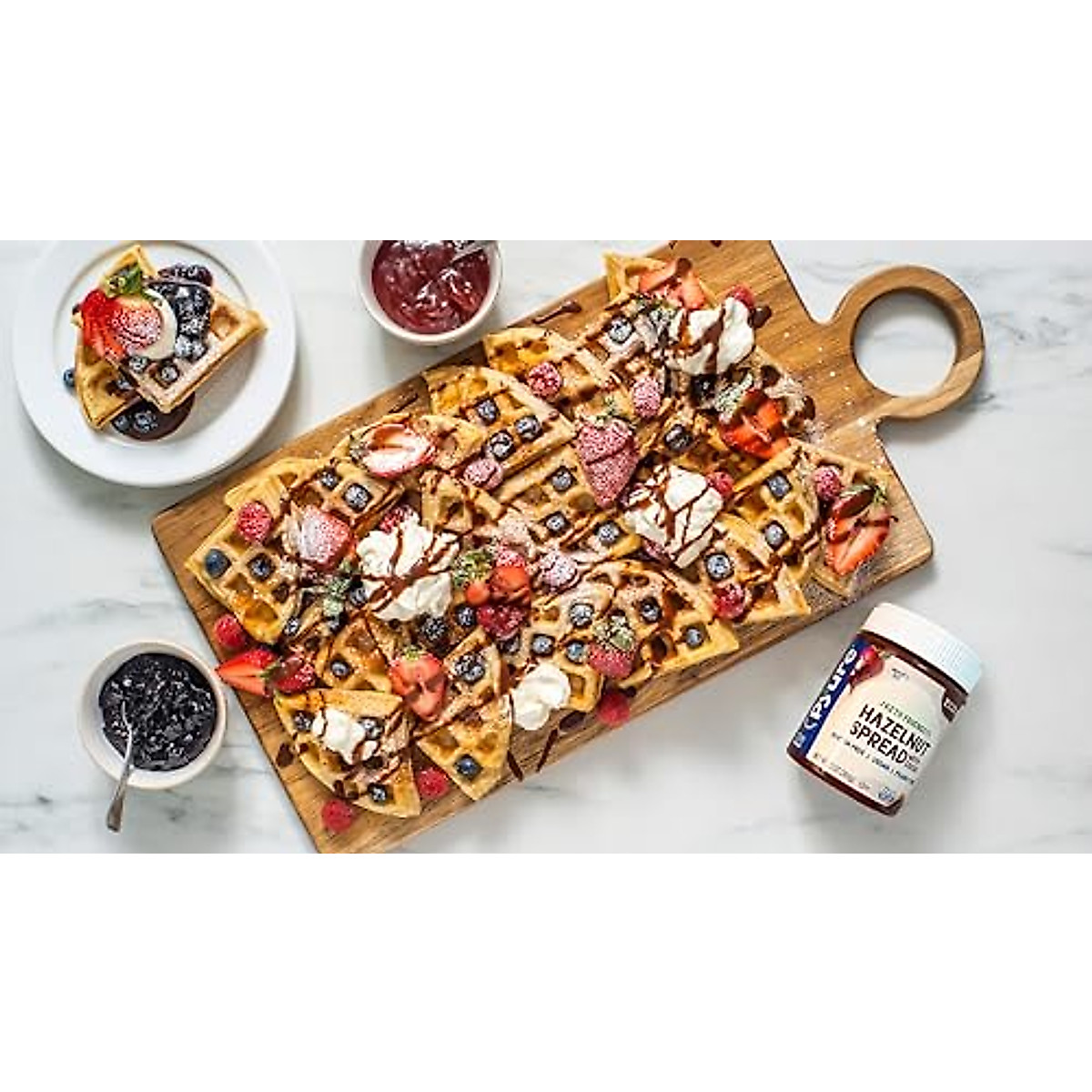 Pyure Hazelnut Spread with Cocoa 2 Net Carbs Keto Snack Gluten-Free, Peanut Free, Plant-Based Hazelnut Spread for Vegan Keto Friendly Food, 13 Ounce (Pack of 1)