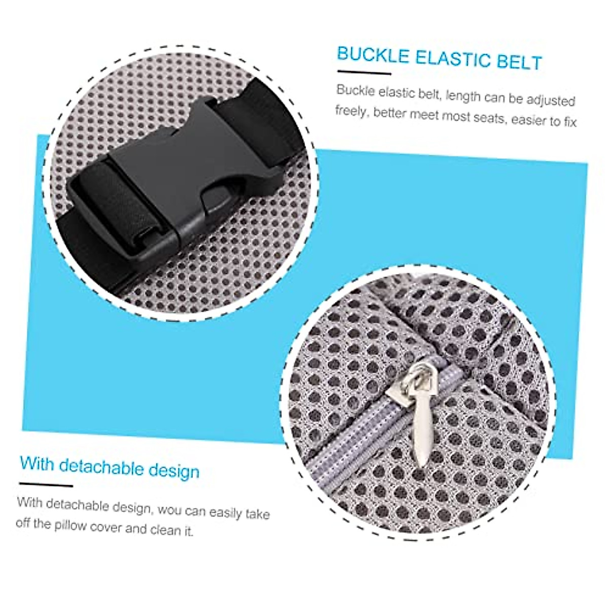 Homoyoyo Comfort Pillow 1pc Waist Pad Waist Pillow Sponge Polyurethane Seat Work Seat Pillow