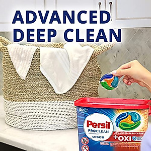Persil Discs Laundry Detergent Pacs, Oxi, 38 Count