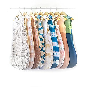 Crane Baby Wearable Blanket, Wearable Soft Cotton Baby Blanket for Boys and Girls 0-9 Months, Safari Animal, 19”w x 30”h