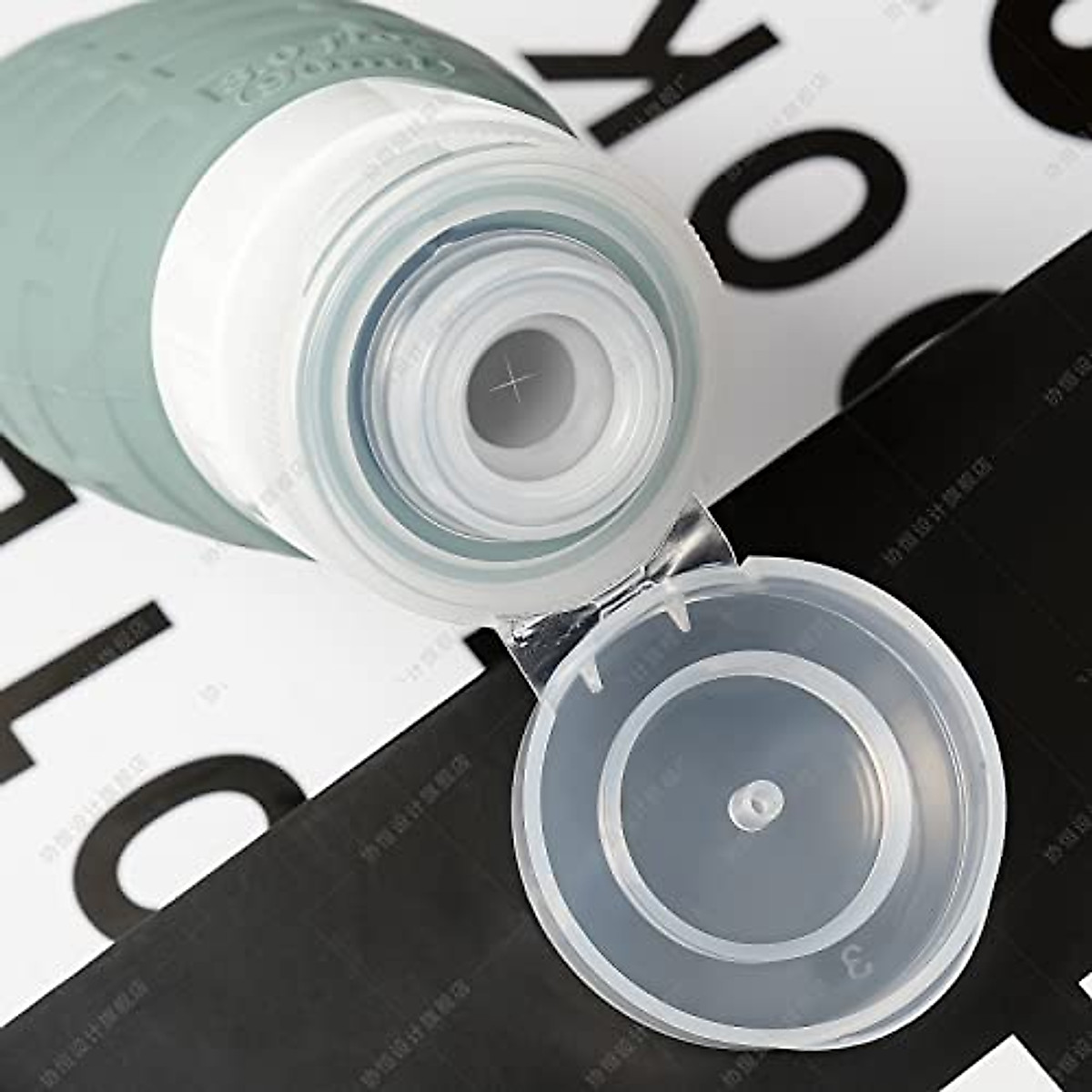 TARJODGY Travel Bottles for Toiletries, Tsa Approved 3oz Travel Size Containers Leak Proof BPA Free Silicone Travel Accessories for Liquid Shampoo Conditioner Lotion