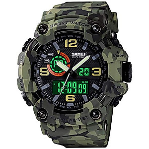 Gosasa Men's Watches Multi Function Military S-Shock Sports Watch LED Digital Waterproof Alarm Watches