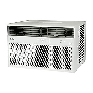Haier Window Air Conditioner 14000 BTU, Wi-Fi Enabled, Energy-Efficient Cooling for Large Rooms, 14K BTU Window AC Unit with Easy Install Kit, Control Using Remote or Smartphone App