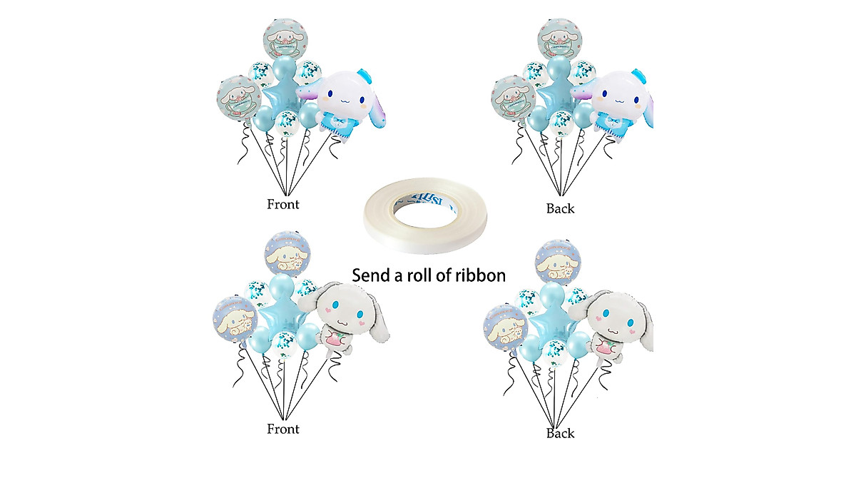 20Pcs Anime Party Balloons for Kawaii Celebrations