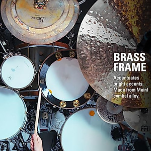 Meinl Cymbals Backbeat Pro 14" Tambourine with Steel Jingles (BBP14)