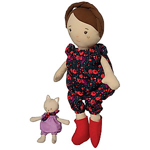 Manhattan Toy Playdate Friends Freddie Machine Washable and Dryer Safe 14 Inch Doll with Companion Stuffed Animal