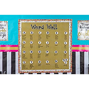 Teacher Created Resources Confetti Straight Rolled Border Trim - 50ft - Decorate Bulletin Boards, Walls, Desks, Windows, Doors, Lockers, Schools, Classrooms, Homeschool & Offices