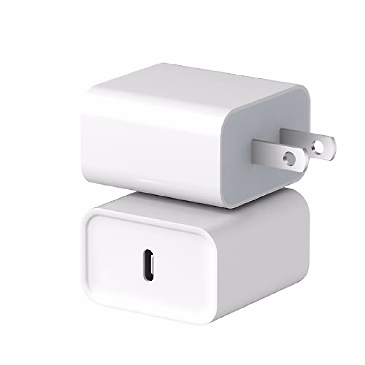 2-Pack USB C Wall Charger iPhone Charger Block Wall Charger Power Adapter Compatible with iPhone 14/14 Pro Max/13/13 Mini/12 Pro/12 Pro Max/11/11 Pro/Max/iPad Pro and Samsung Galaxy S22/21