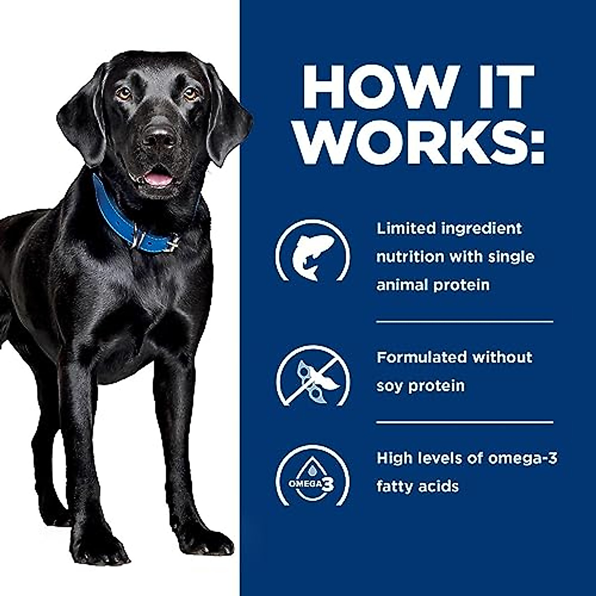 Hill's Prescription Diet d/d Food Sensitivities Potato & Salmon Formula Dry Dog Food, Veterinary Diet, 8 lb. Bag